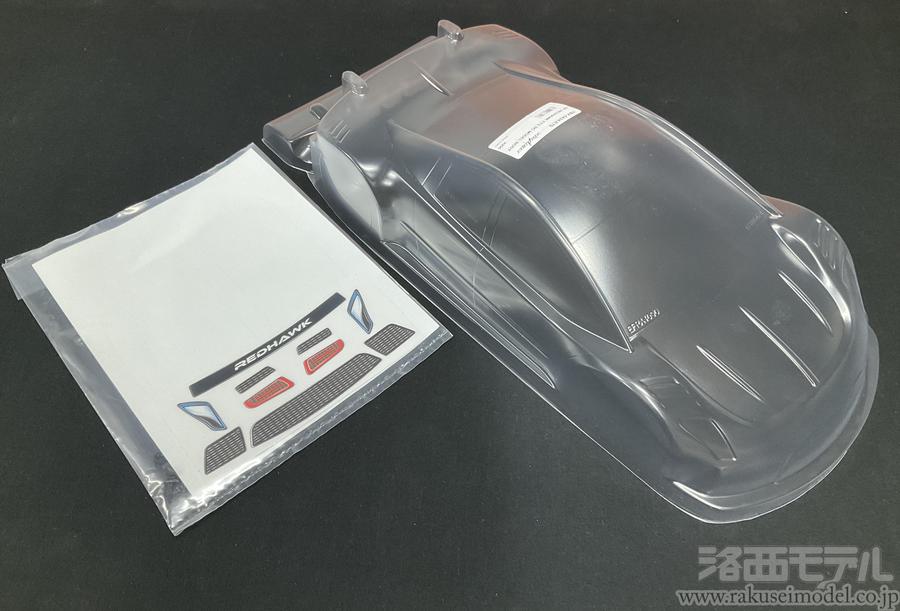 ﾕﾙｷﾞｯｸｽ YBX0424-ETS EP REDHAWK ETS RC BODY：ラジコン専門店 洛西モデル