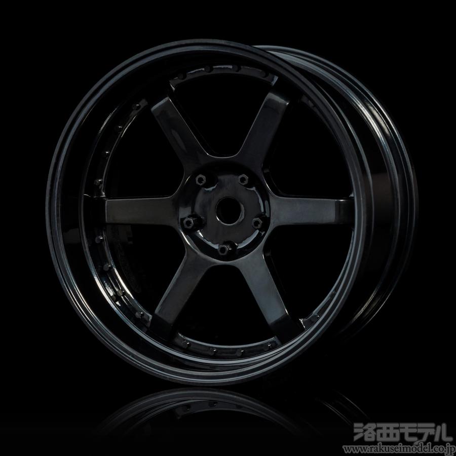 MST 832107BK 106 オフセット可変ホイル 4ケ BK-BK：ラジコン専門店 洛西モデル