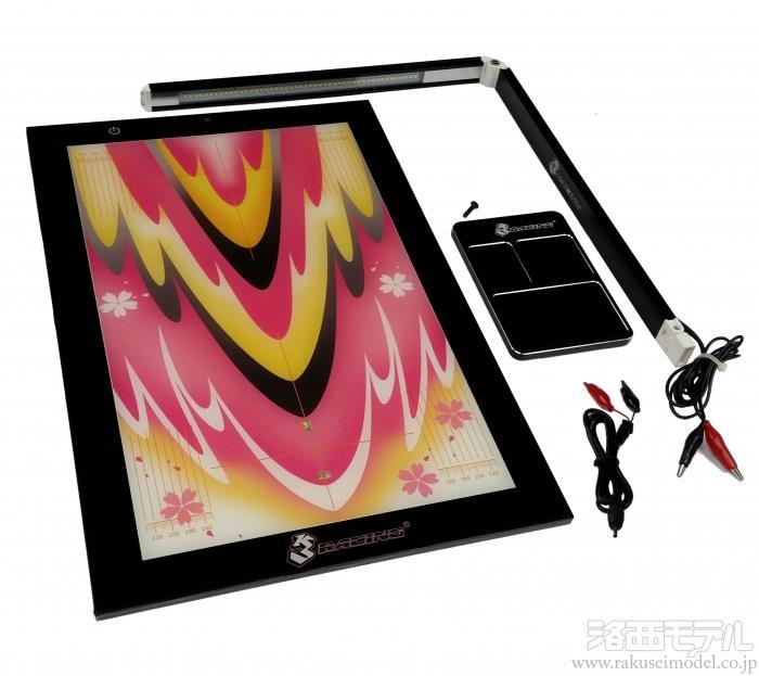 3レーシング ST-014/V2 1/10セッティングボード(強化ガラス/LEDライト付)：ラジコン専門店 洛西モデル